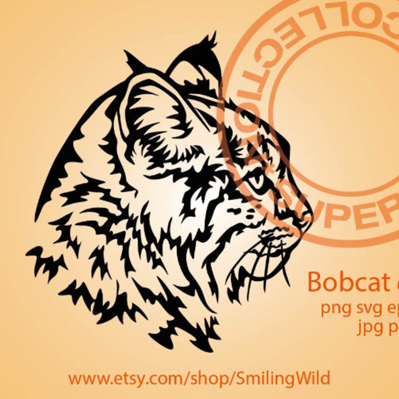 Bobcat Svg - Etsy