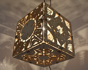 Hanging Puzzle Lamp - Etsy