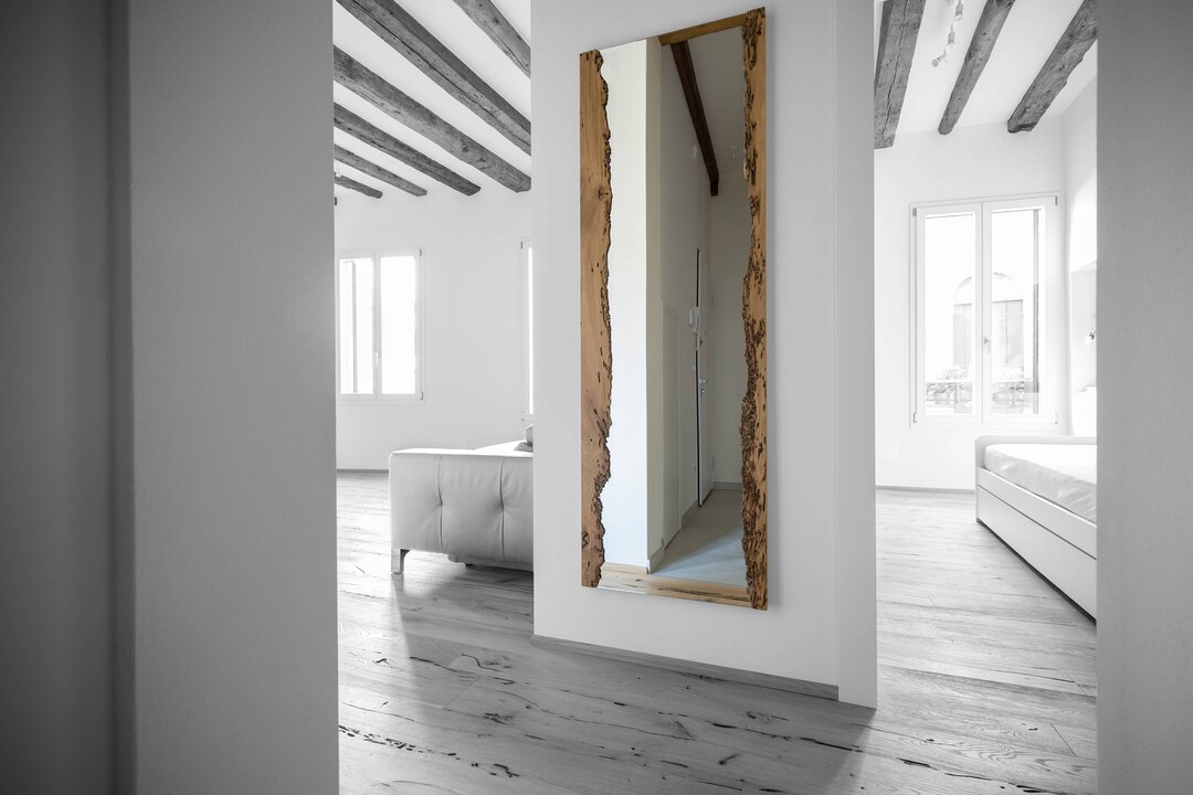 Large Wooden Mirror - Etsy