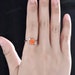 Round Cut Sunstone Ring Gold Vintage Sunstone Engagement Ring Rose Gold ...