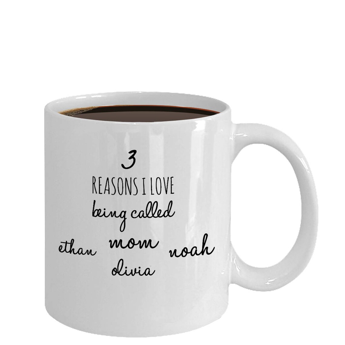 Custom Mom Mug, Best Mom Mug, Custom Mom Gift, Best Mom Gift, Love Mom ...
