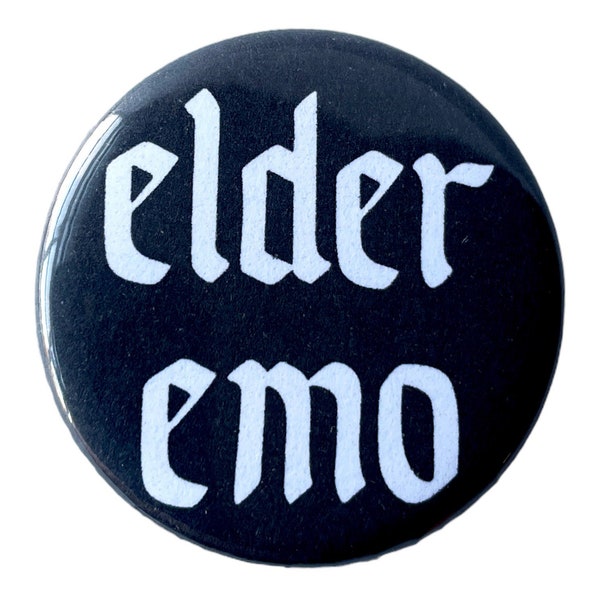 Emo Button Pin - Etsy