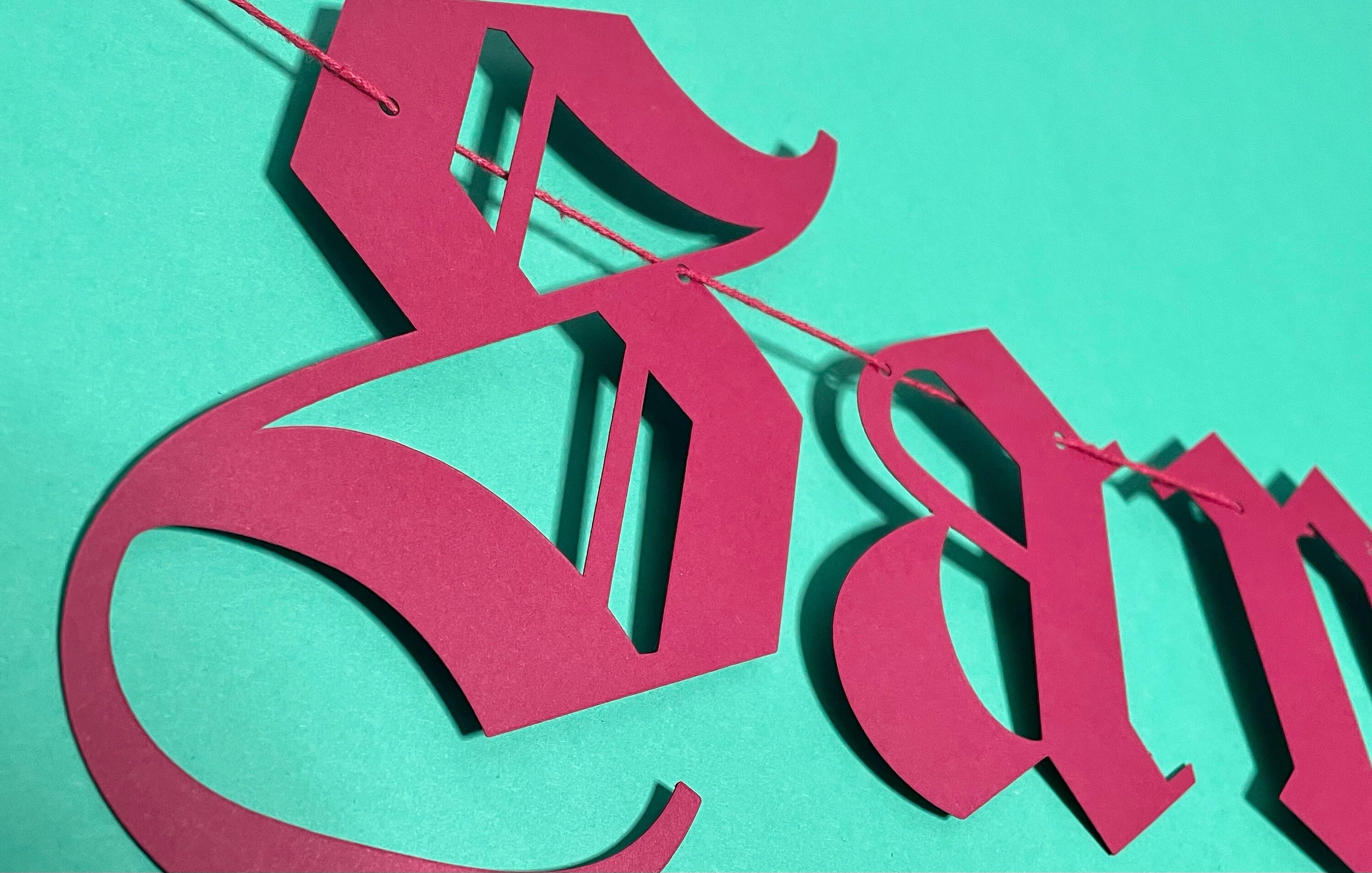 She Said Yes Old English Goth Engagement Banner Gothic - Etsy