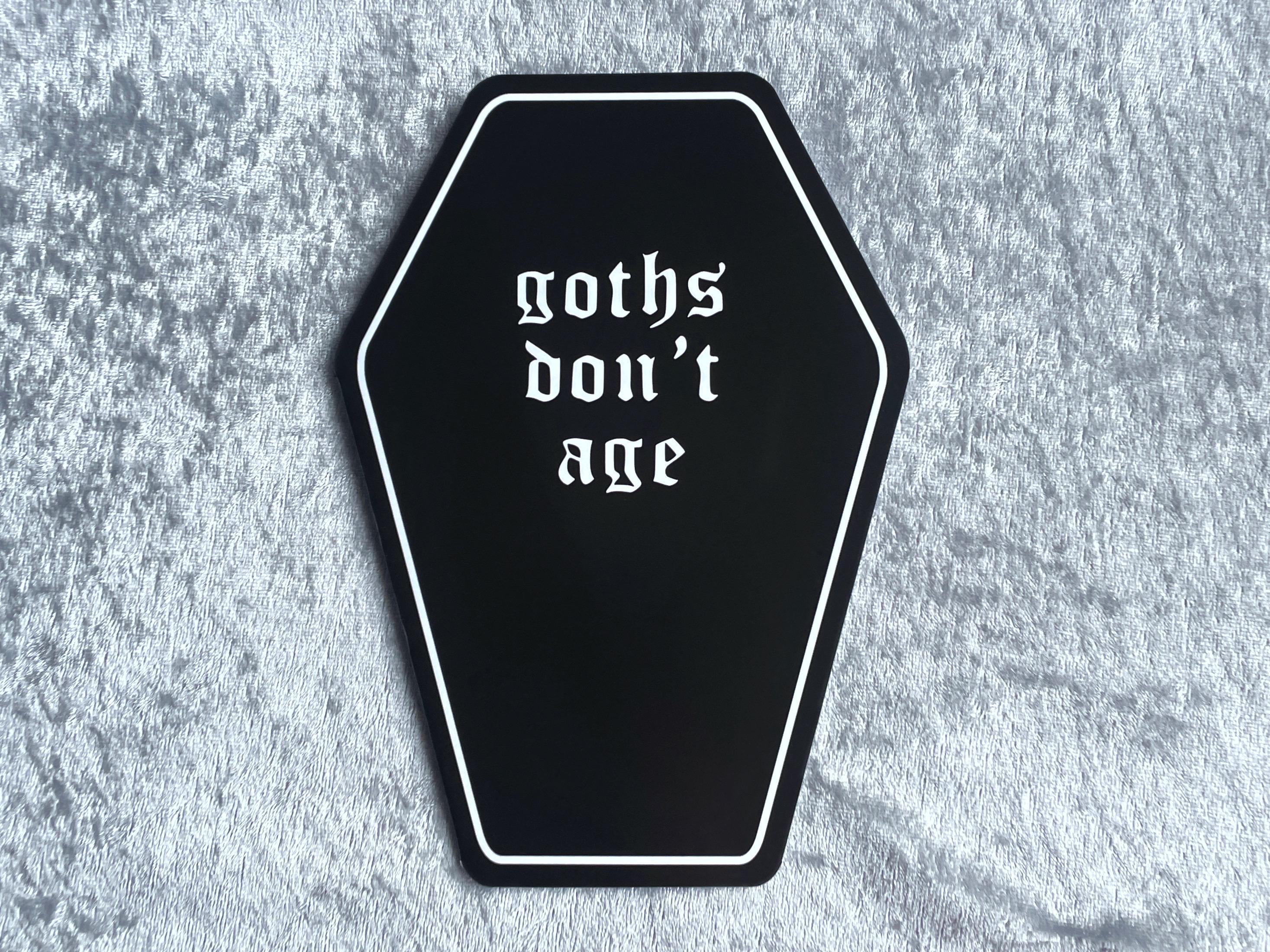Dark Birthday Card, Goth Birthday, Death Creeps Ever Closer, Coffin ...