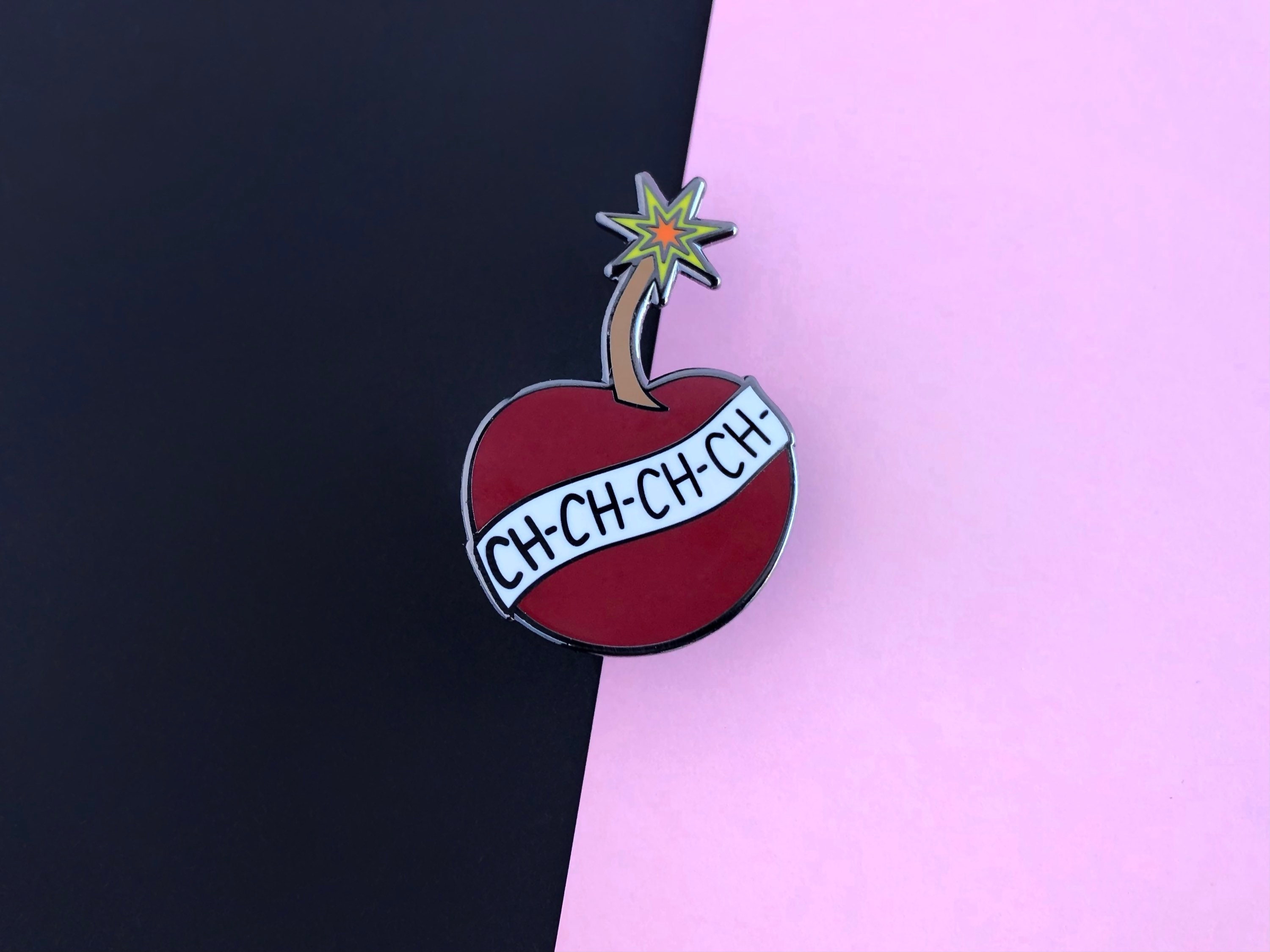 Cherry Bomb Enamel Pin Badge / the Runaways / Joan Jett / Rock - Etsy UK