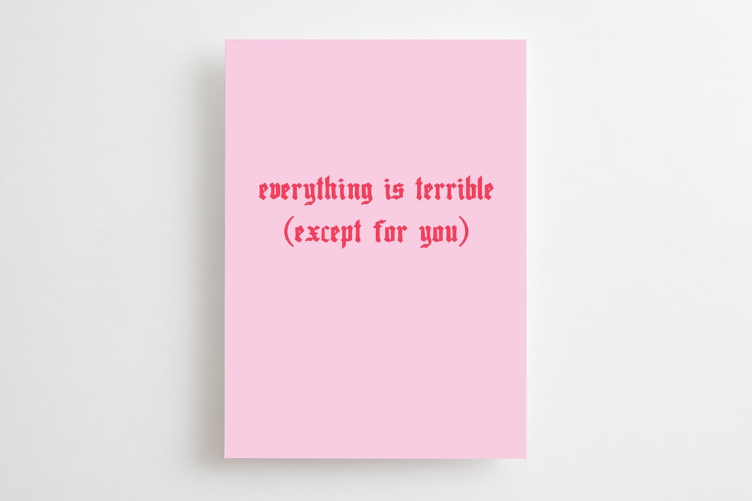 Goth Valentine’s Card, Gothic Anniversary, Emo Love Card, Valloween ...