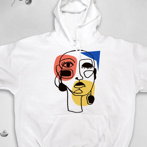 Abstract Hoodie for Men Women Girls Sweatshirt Art Aesthetic - Etsy