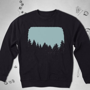Forest Sweatshirt Men Women Girl Sweater Aesthetic Nature Graphic ...