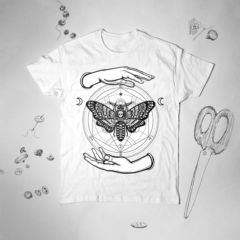 Alchemy Death Moth Shirt Alchemy T Shirt Men Graphic Tshirt - Etsy