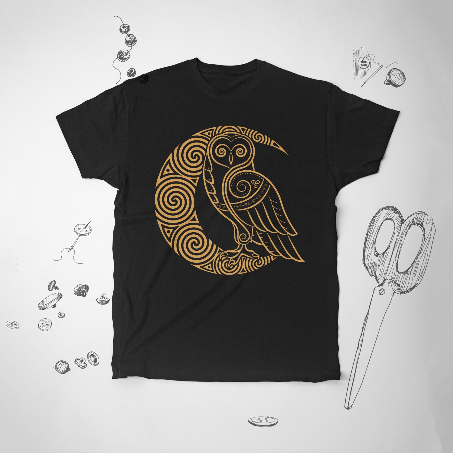 Owl shirt for Men Women Girl tee t shirt tshirt Ornament Bird | Etsy