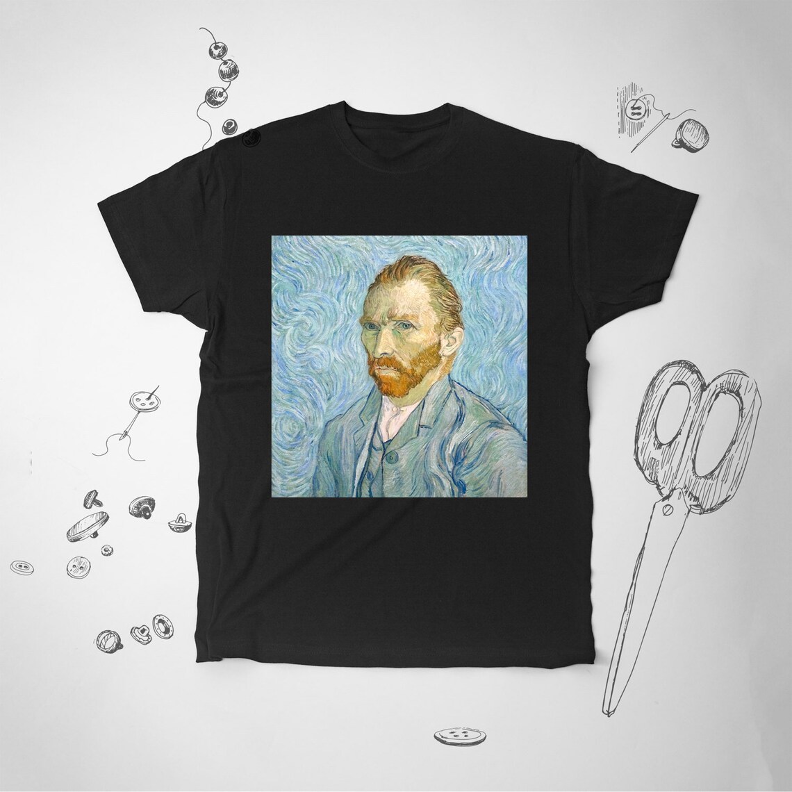 Van Gogh Shirt for Men Women Girls Tee T Shirt Tshirt Art - Etsy