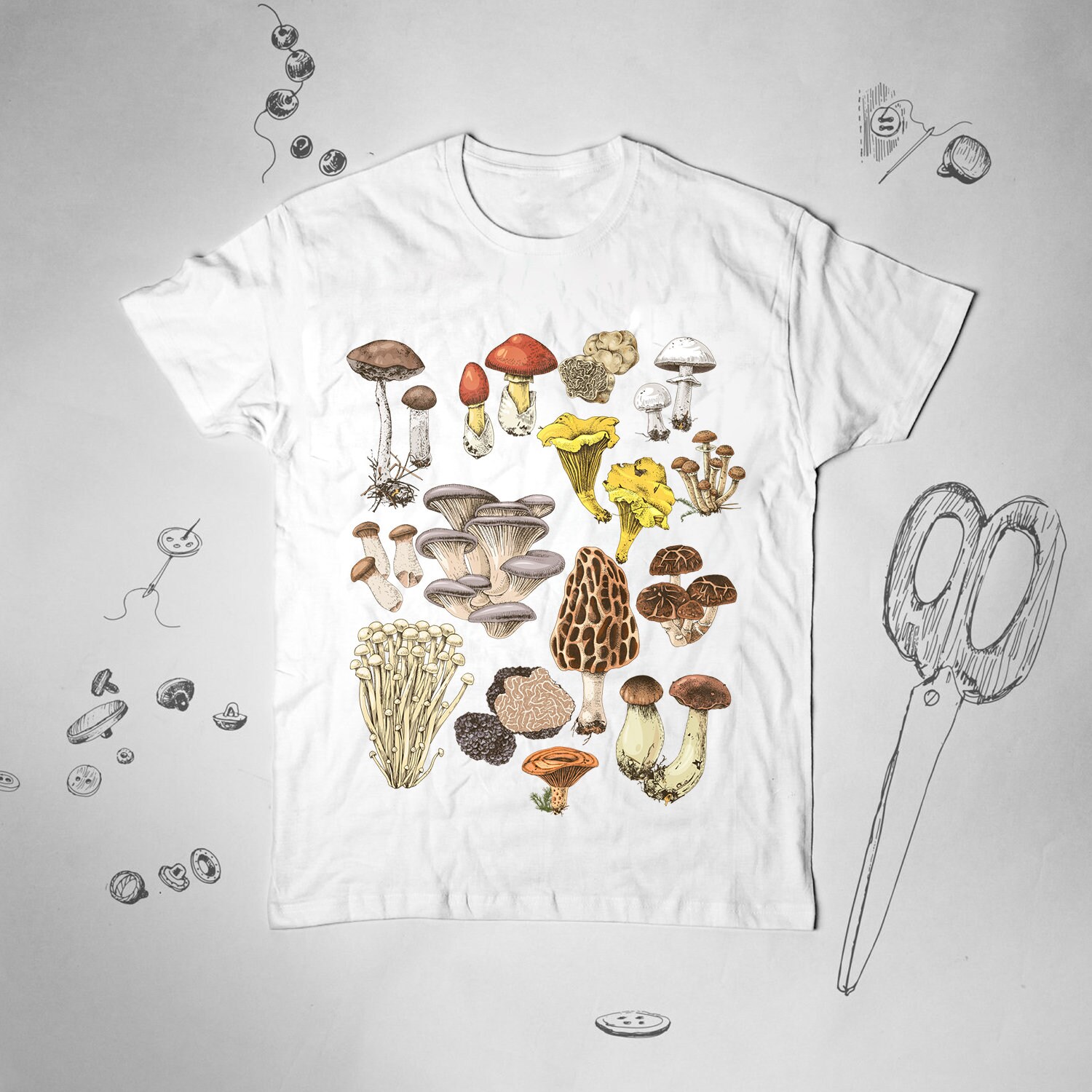 Mushrooms Shirt for Men Women Girls Tee T Shirt Tshirt Nature Trippy ...
