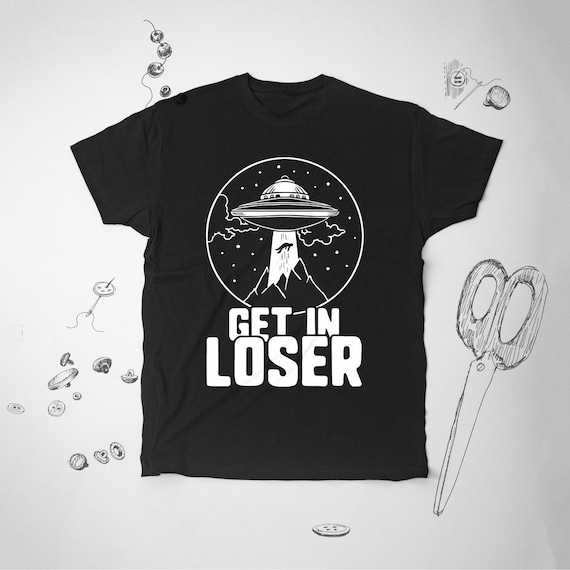 Alien shirt for Men Women Girls tee t shirt tshirt UFO Funny | Etsy