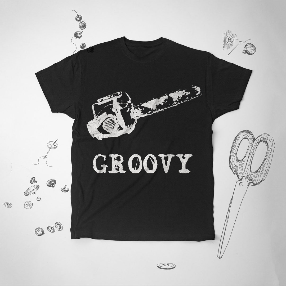 Ash Groovy Shirt Horror Shirt Graphic Tshirt Men Scary Shirt Chainsaw ...
