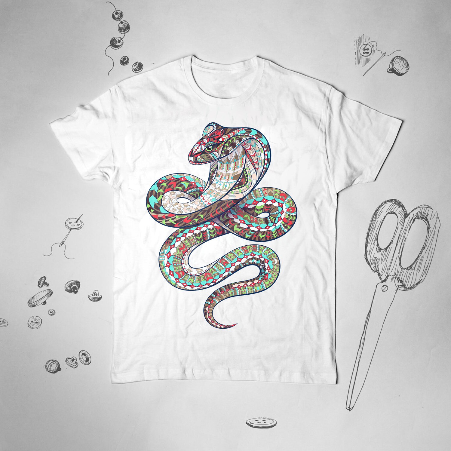 Snake shirt Men Girl Women tee t shirt tshirt Ornament Nature | Etsy