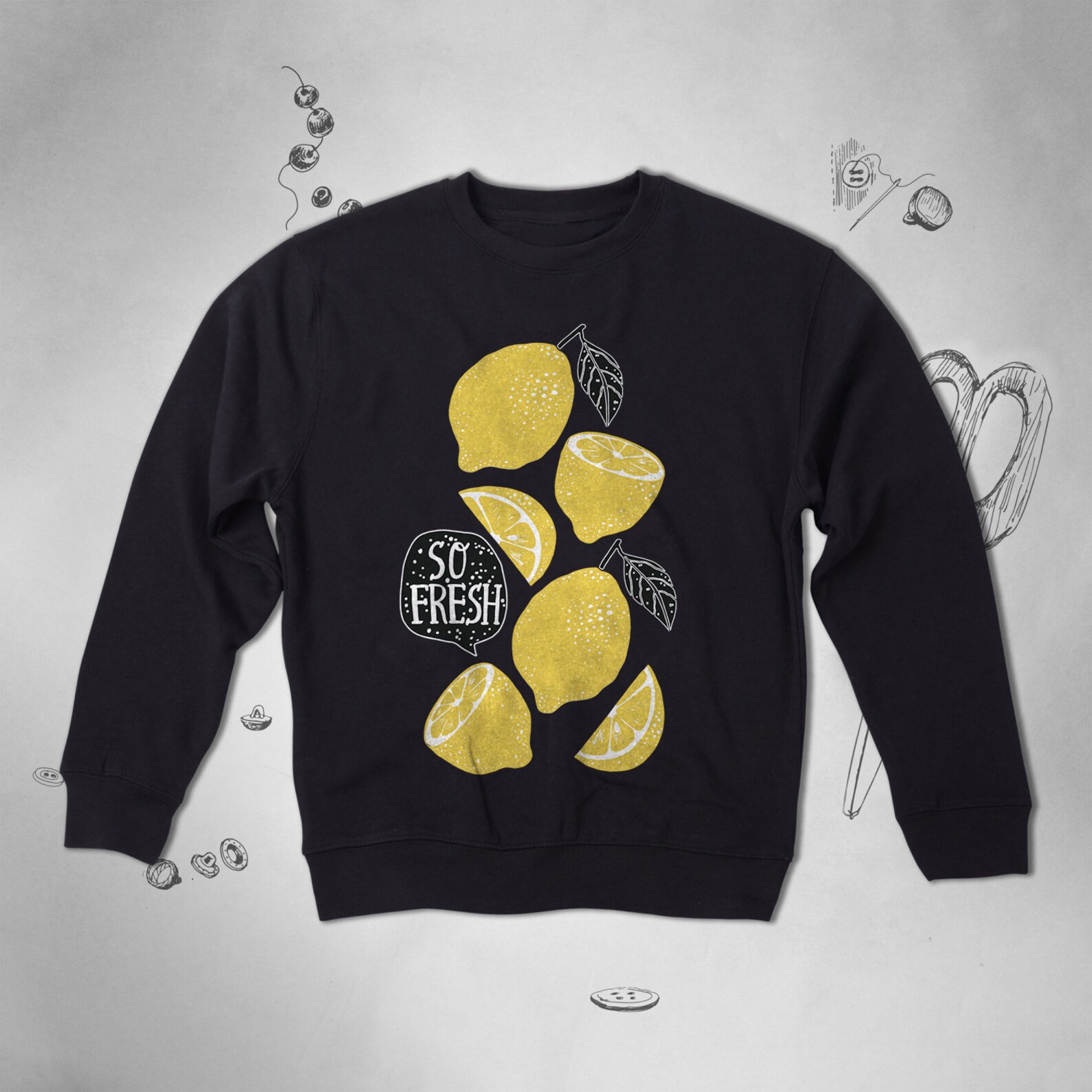 Lemon Sweatshirt for Men Women Girls Sweater With Saying Cute | Etsy