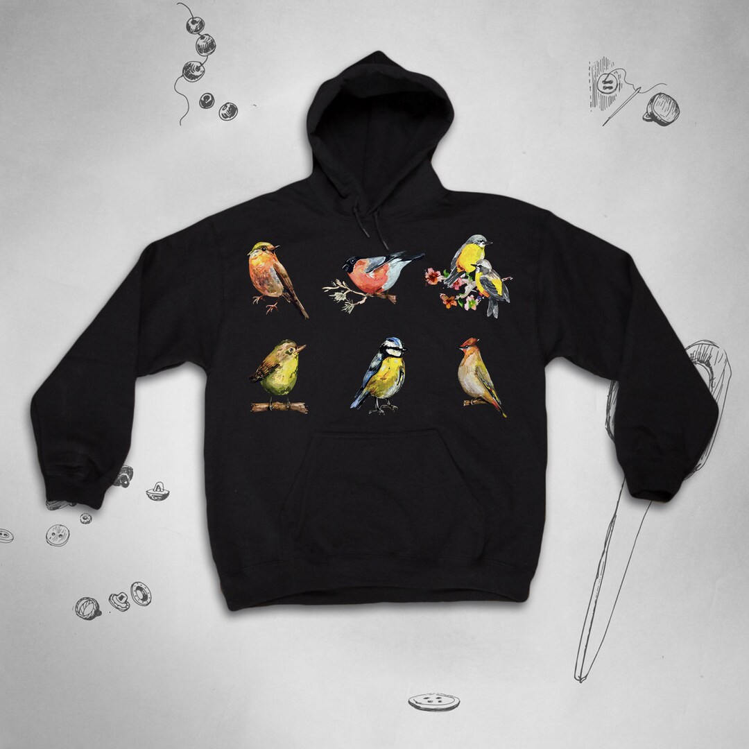Birds Hoodie for Men Women Girls Sweatshirt Cute Nature Unisex - Etsy