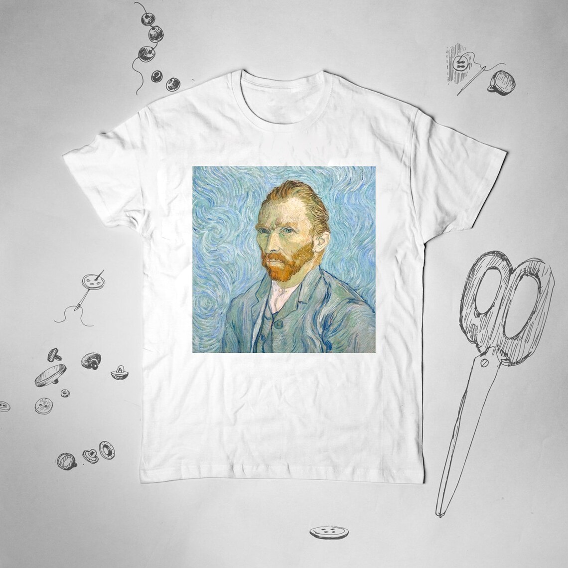 Van Gogh Shirt for Men Women Girls Tee T Shirt Tshirt Art - Etsy