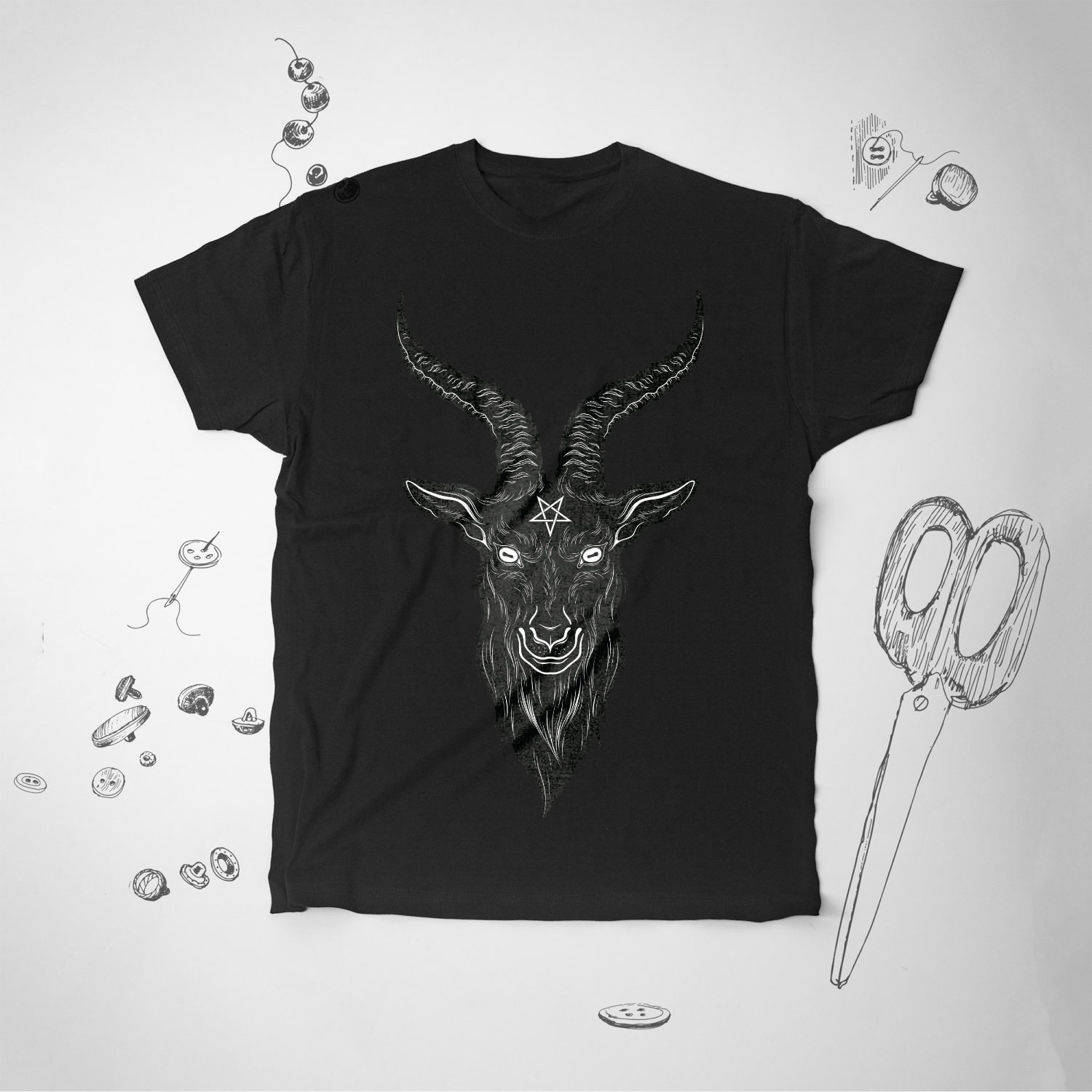 Satan Shirt for Men Women Girl Tee T Shirt Tshirt Goth Occult Graphic ...