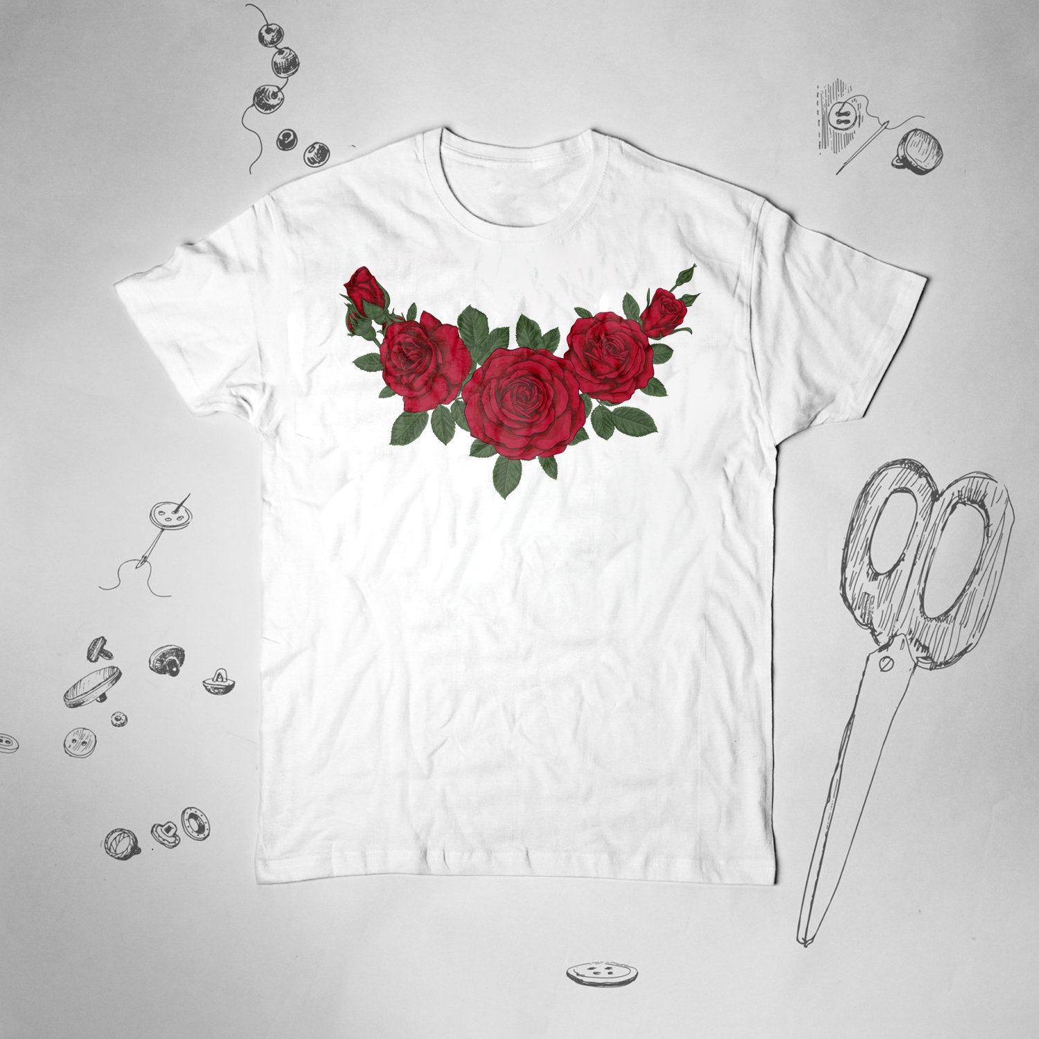 Roses Shirt Graphic Tshirt Hipster Shirt Women Tumblr Tshirt - Etsy