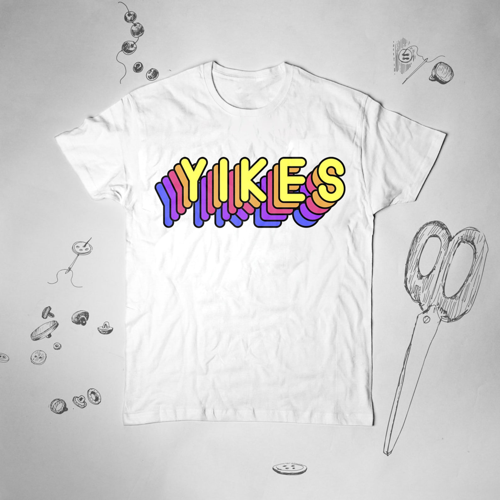 Yikes Shirt for Men Women Girls Tee T Shirt Tshirt Vintage - Etsy