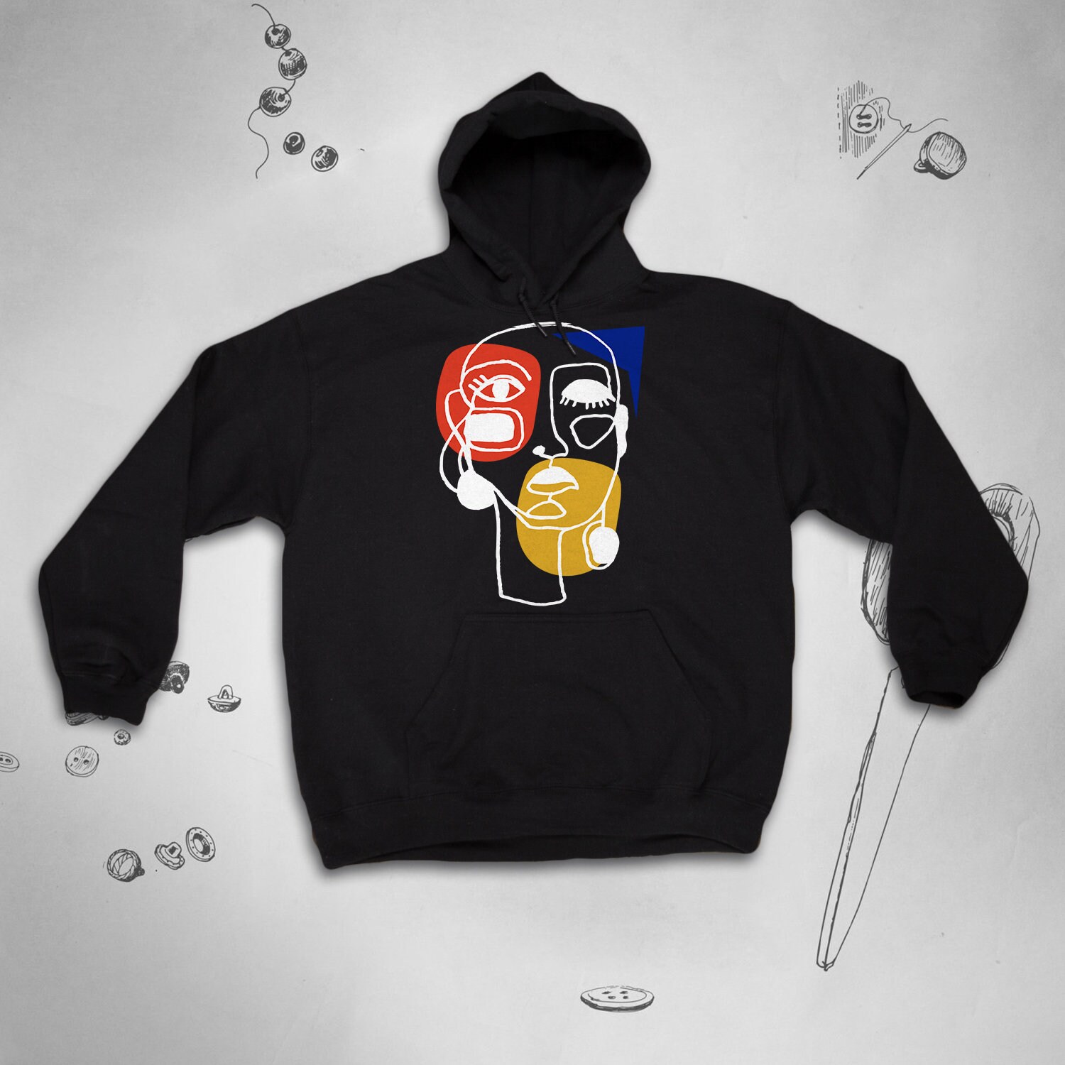 Abstract Hoodie for Men Women Girls Sweatshirt Art Aesthetic | Etsy