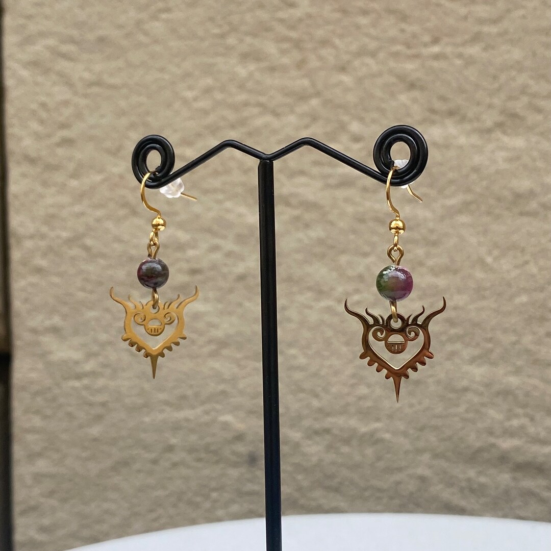 Trafalgar Law Earrings Stainless Steel Handmade - Etsy