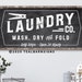 Flush and Wash Bathroom Sign Farmhouse Style Vintage Cottage Modern ...