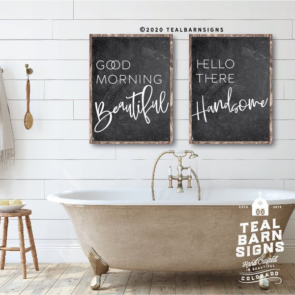 Good Morning Gorgeous Sign - Etsy
