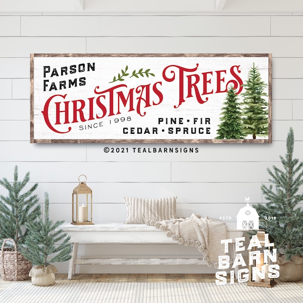 Christmas Tree Farm Sign - Etsy
