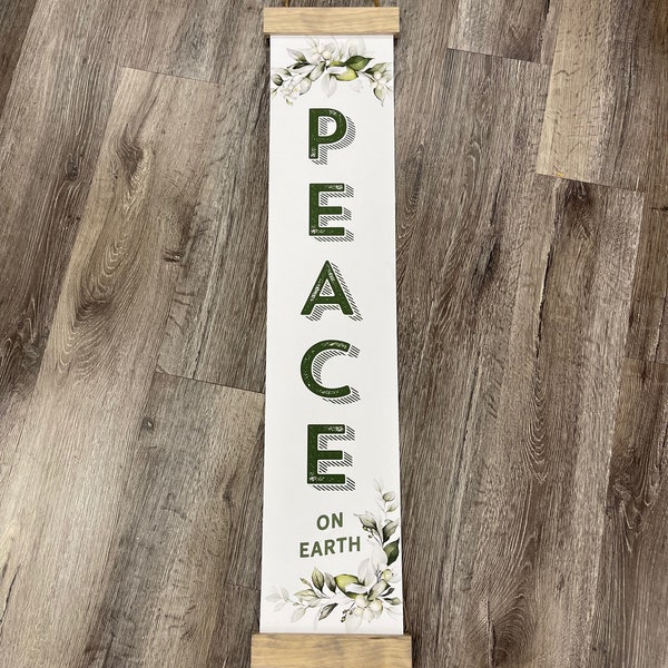 Peace on Earth Sign - Etsy