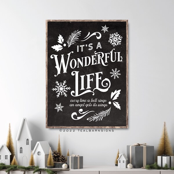 Wonderful Life Sign - Etsy