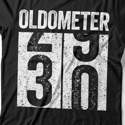 Oldometer 30 T-shirt Unisex Funny 30 AF Mens 30th Birthday - Etsy