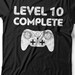 Level 10 Complete T-shirt Funny Mens 10th Wedding - Etsy