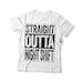 Straight Outta Night Shift T-shirt - Unisex Funny Mens Nursing Student ...