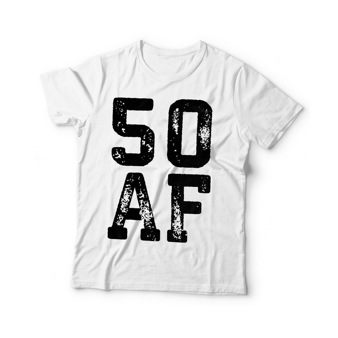 50 AF T-shirt Unisex Funny Mens Straight Outta 1973 50th - Etsy