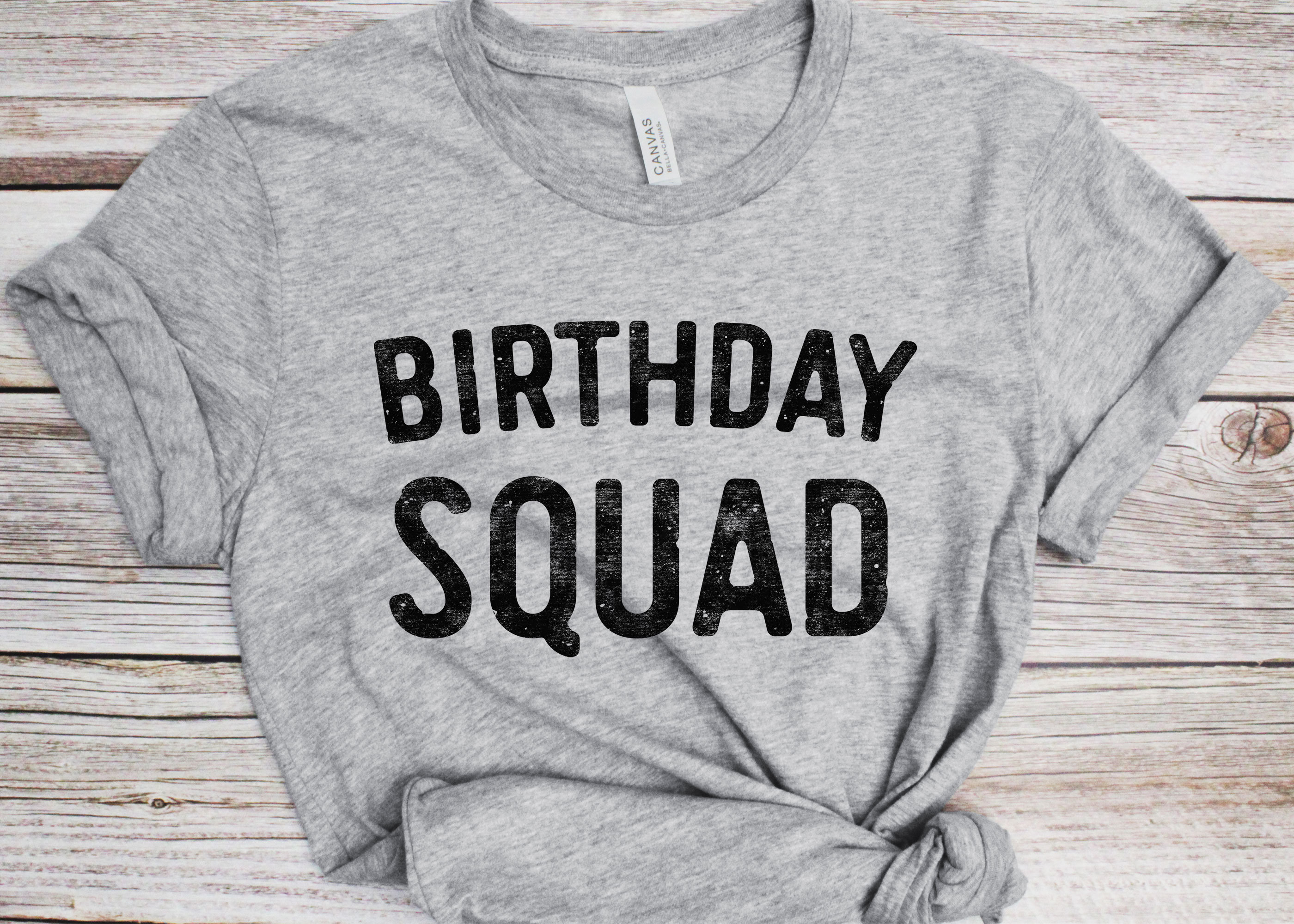Birthday Squad T-shirt Unisex Mens Funny Group 21st 30th - Etsy