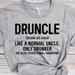 Druncle T-shirt - Unisex Funny Mens Best Uncle Ever Shirt - Vintage ...