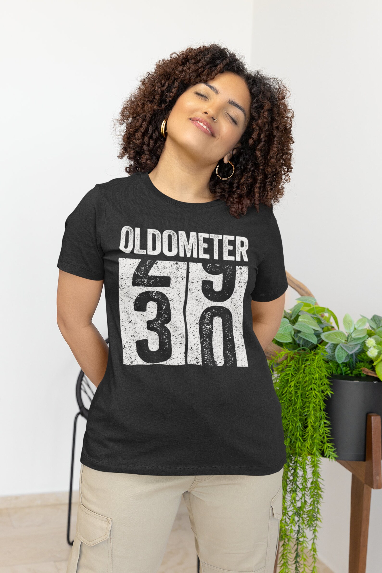 Oldometer 30 T-shirt - Unisex Funny 30 AF Mens 30th Birthday Shirt ...