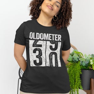 Oldometer 30 T-shirt - Unisex Funny 30 AF Mens 30th Birthday Shirt ...