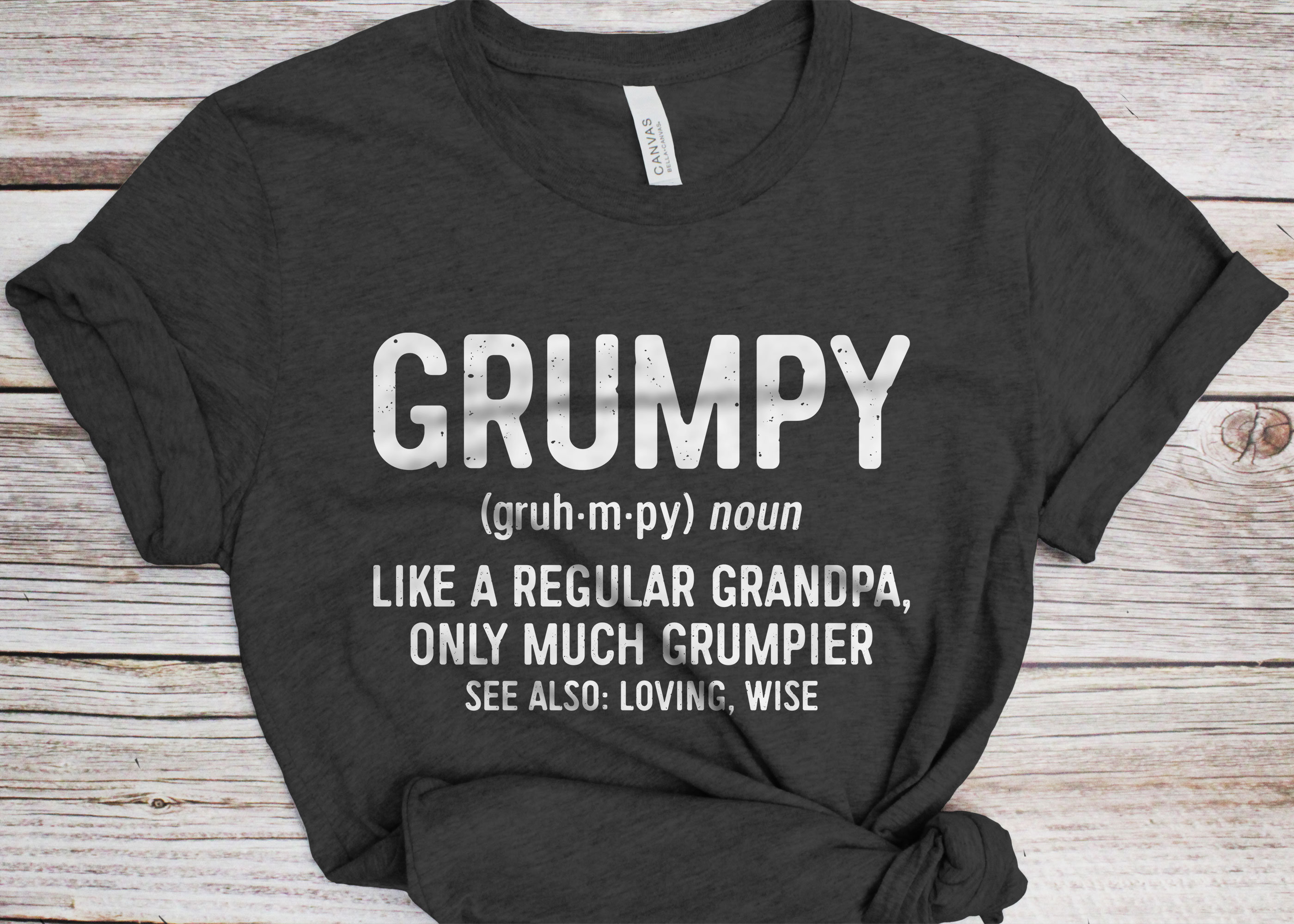 Grumpy Like A Regular Grandpa Only Grumpier T-shirt Unisex - Etsy