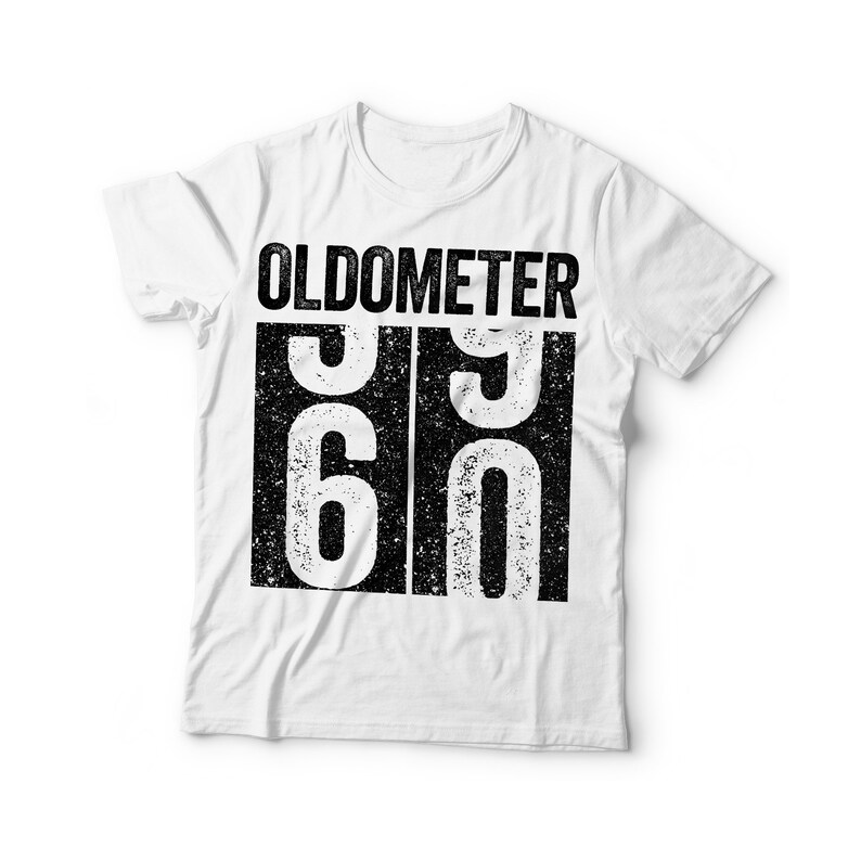 Oldometer 60 T-shirt Unisex Funny 60 AF Mens 60th Birthday - Etsy