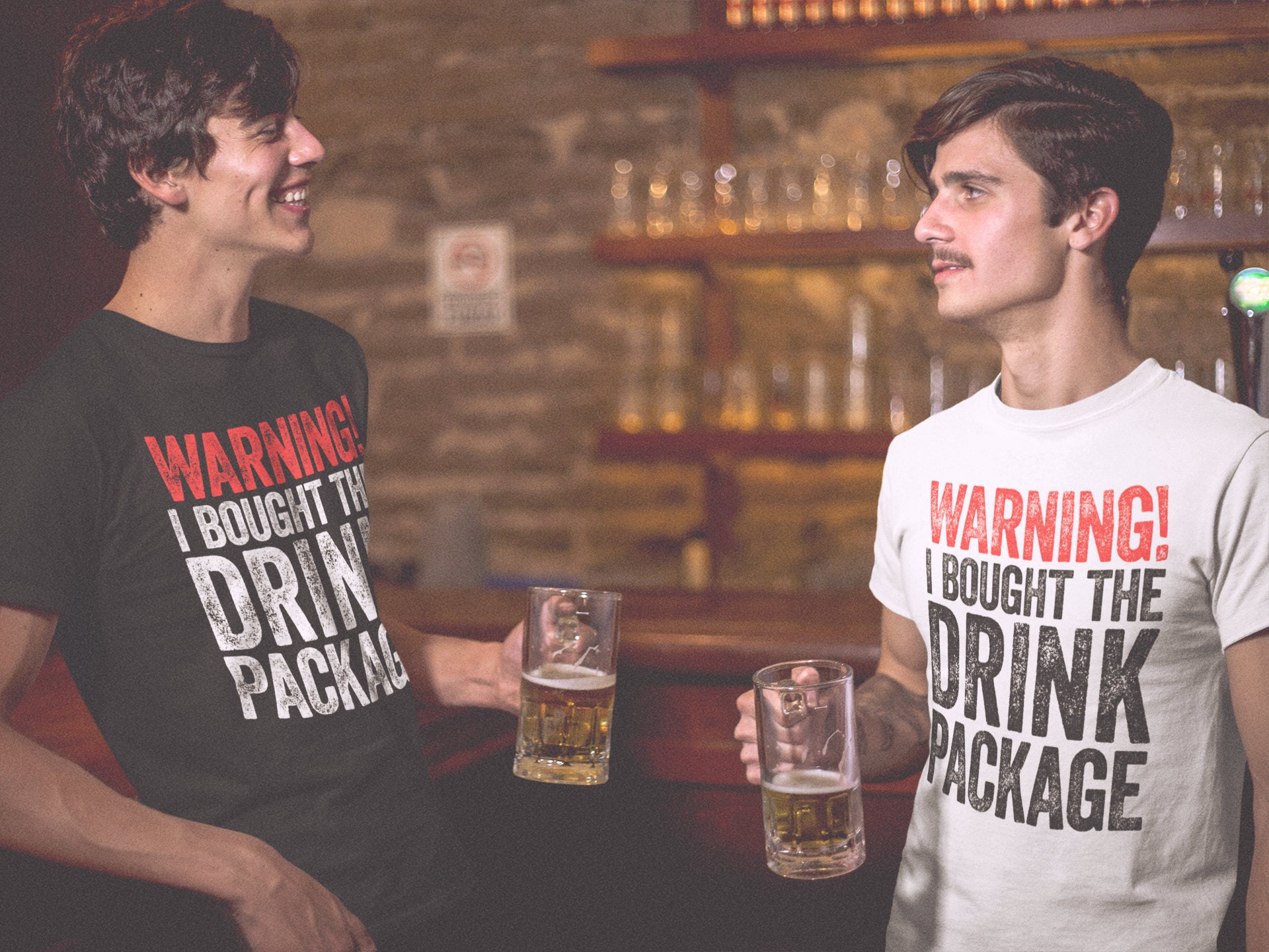 Warning I Bought the Drink Package T-shirt - Funny Men Women Cruise ...