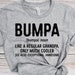 Bumpa Like A Regular Grandpa Only Cooler T-shirt Funny Mens Best Papa ...