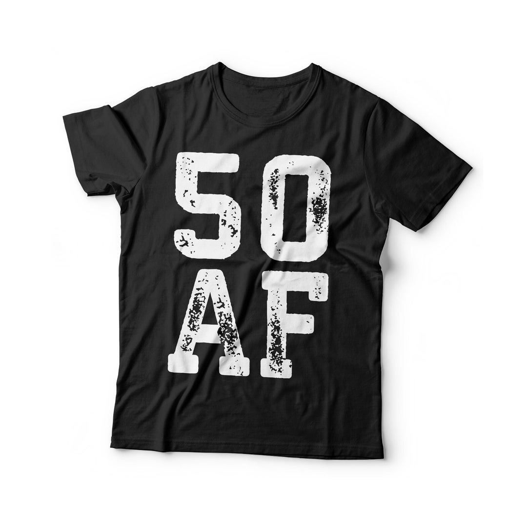 50 AF T-shirt - Unisex Funny Mens Straight Outta 1976 50th Birthday ...