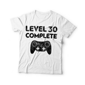 Level 30 Complete T-shirt Unisex Funny Mens 30th Birthday - Etsy