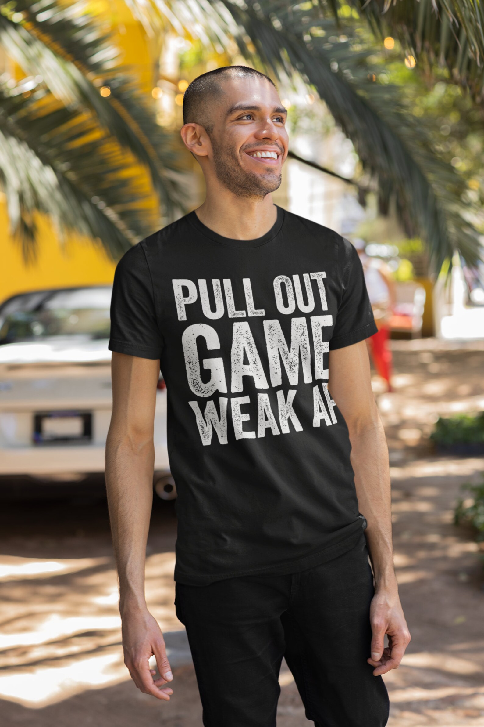 Pull Out Game Weak AF T-shirt Funny Mens Fatherhood Dad - Etsy