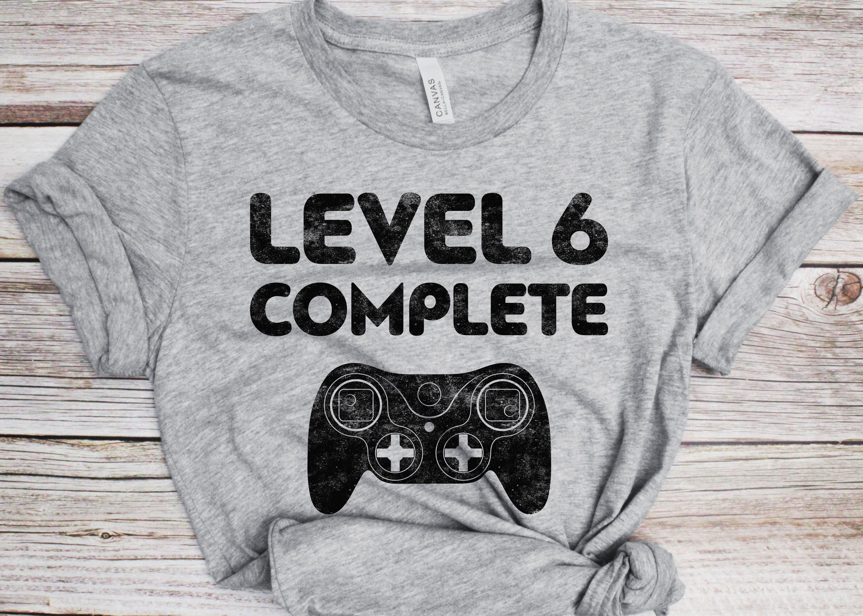 Level 6 Complete T-shirt - Funny Mens 6th Wedding Anniversary Shirt ...