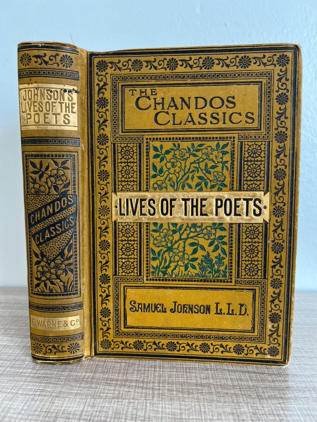 The Chandos Classics "lives of the Most Eminent English Poets, Samuel ...