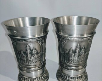 German pewter cup | Etsy